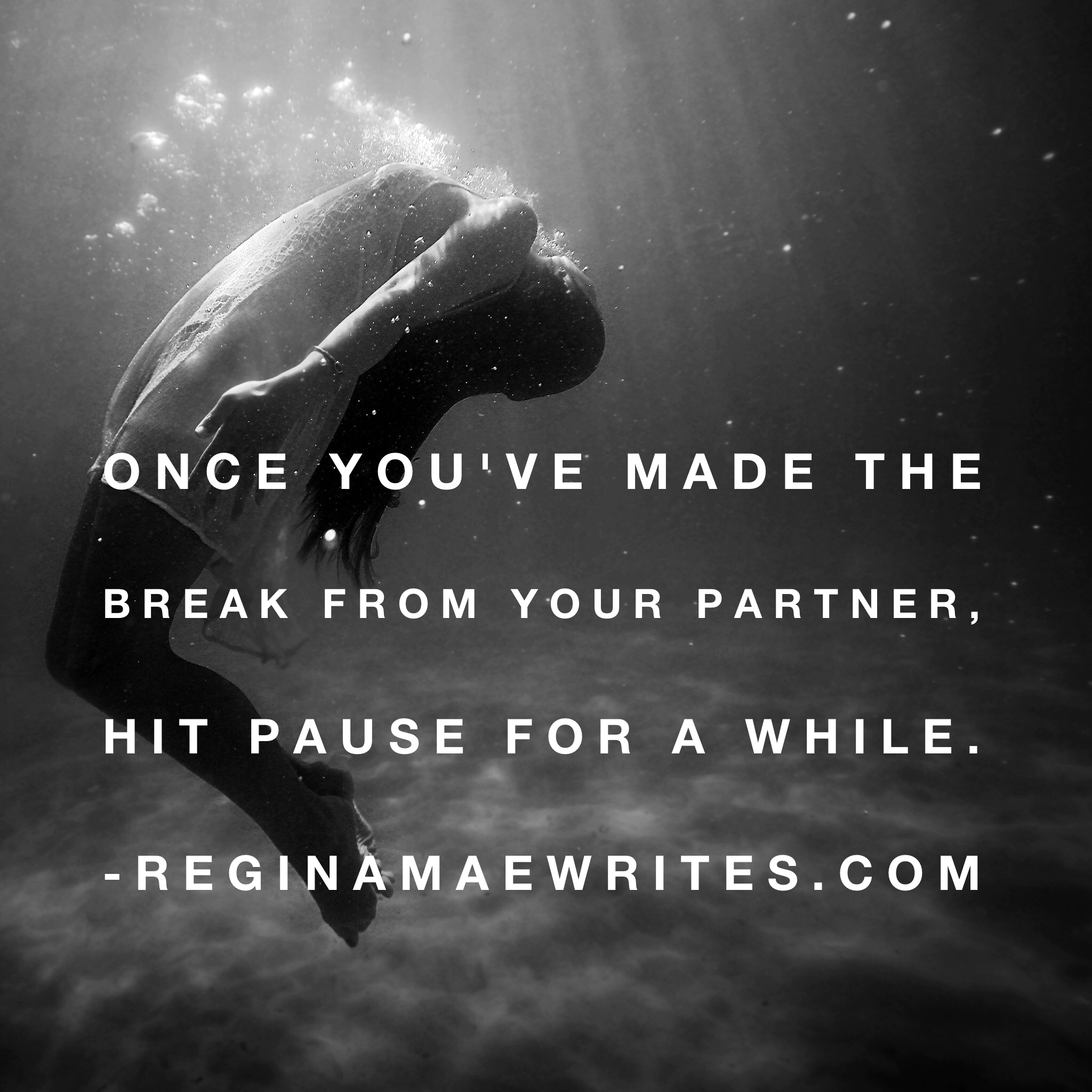 Once you’ve made the break from your partner, hit pause for a while ...